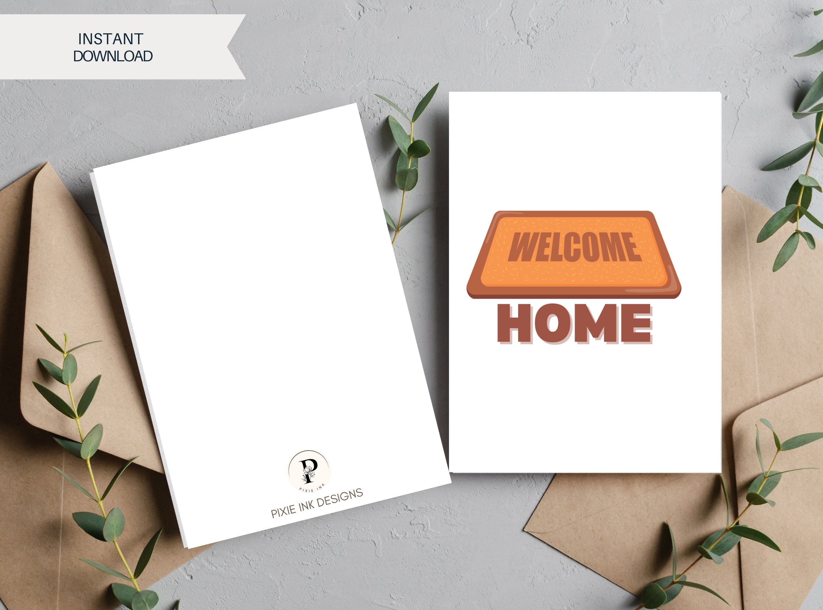 Welcome Home Printable Card | New Home Card | INSTANT DOWNLOAD - Etsy
