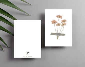 Printable Blank Card, Instant Digital Download, Print at Home, Simple ...