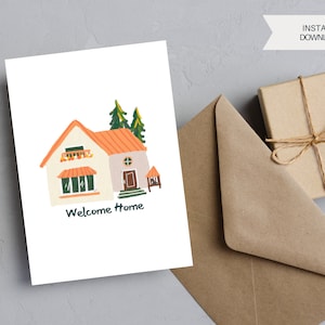 Welcome Home Printable Card | New Home Card | INSTANT DOWNLOAD - Etsy