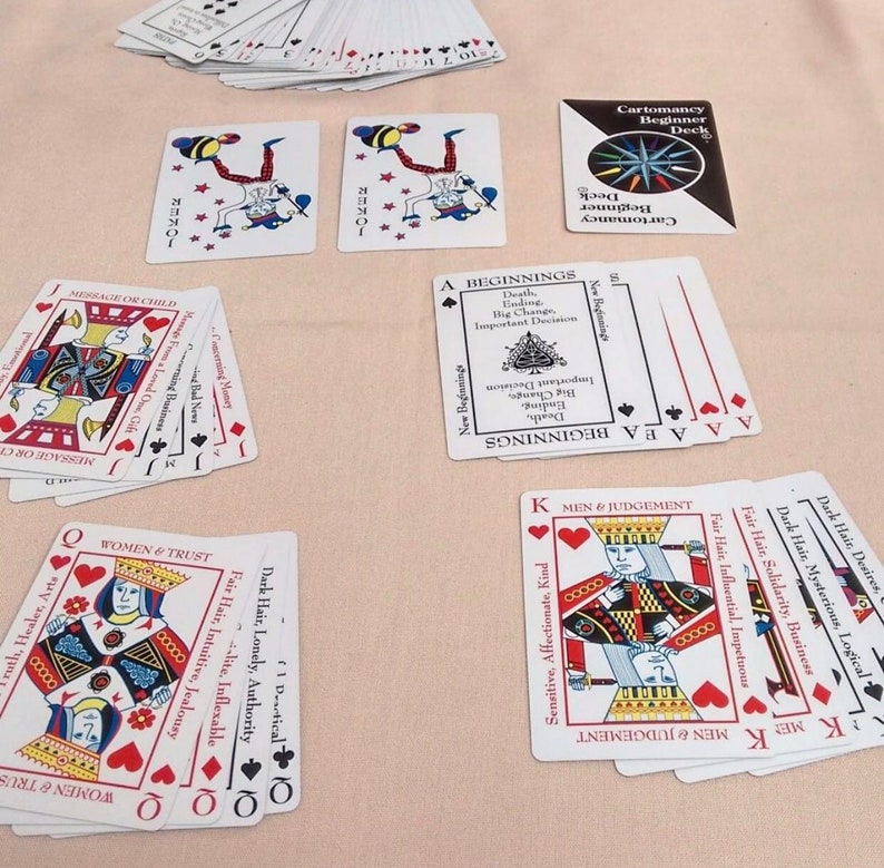 Cartomancy Beginner Deck | Etsy