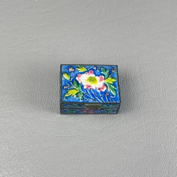 Chinese Enamel Box - Etsy