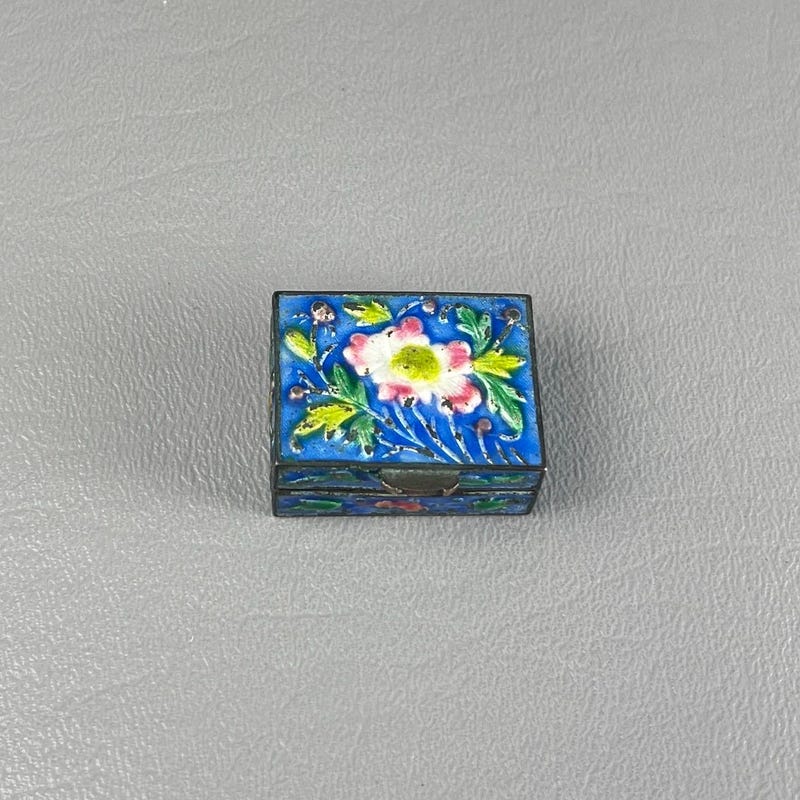 Chinese Enamel Box - Etsy