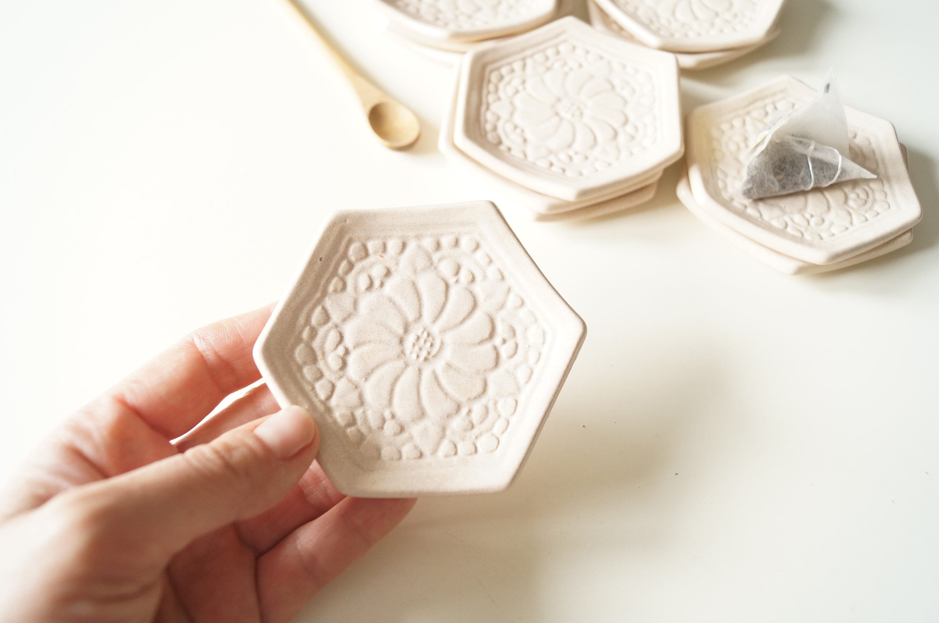 Cream Tea Bag Holder Ceramic Tea Bag Rest Housewarming Gift - Etsy
