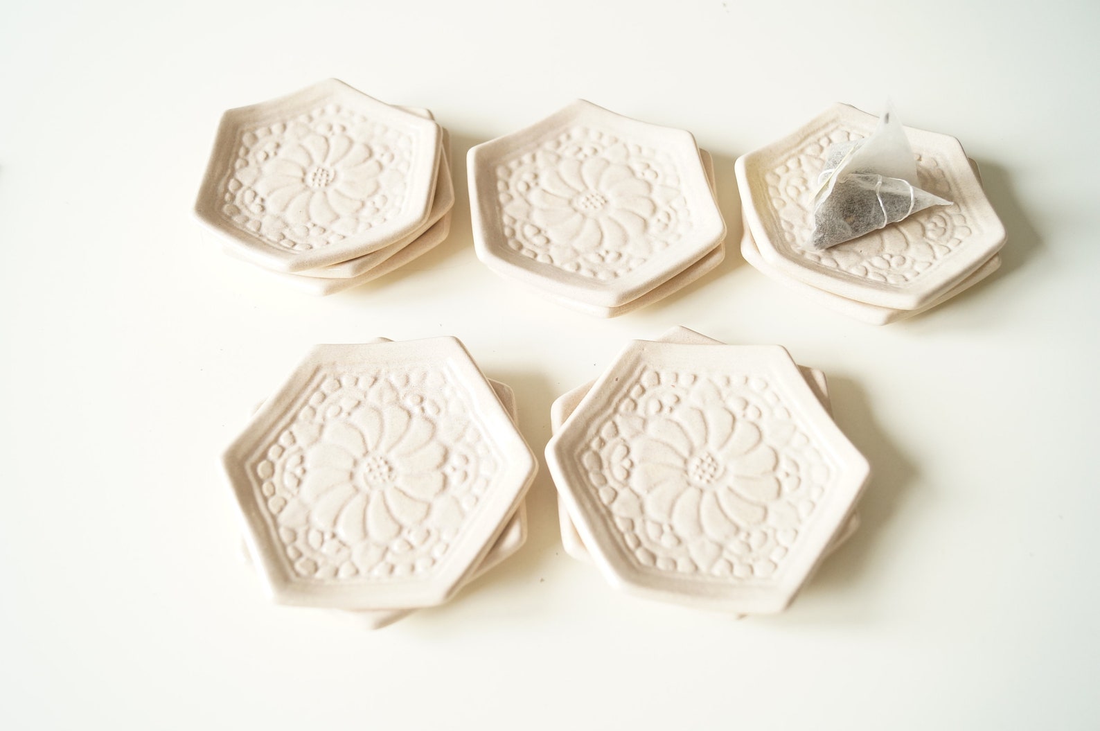 Cream Tea Bag Holder Ceramic Tea Bag Rest Housewarming Gift - Etsy