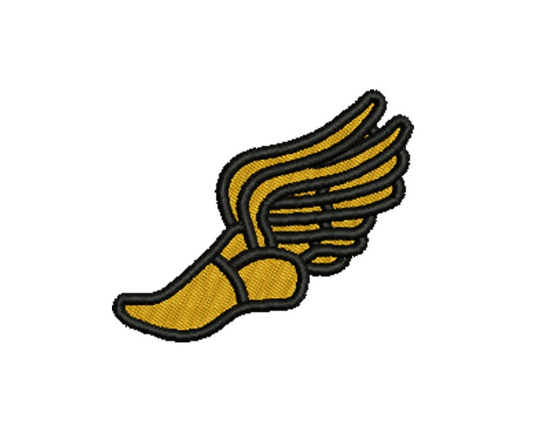 RUNNING SHOE - Embroidery Design - Track and Field - Multiple Sizes ...