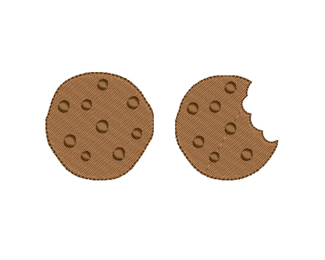 Mini Embroidery - Chocolate Chip Cookie - 2 Designs - Machine ...