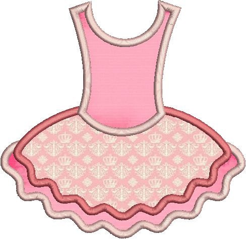 TUTU Applique Design - Machine Embroidery - Etsy
