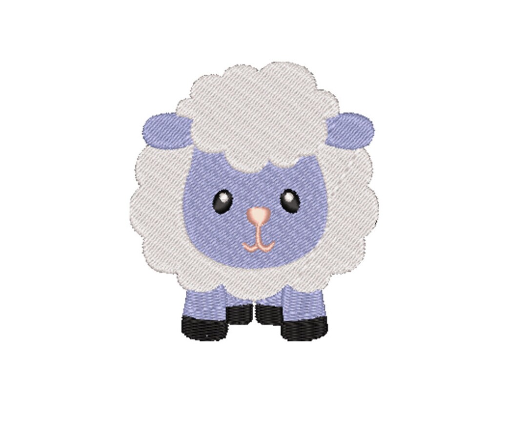SHEEP - Embroidery Design Filled - Machine Embroidery - Multiple Sizes ...