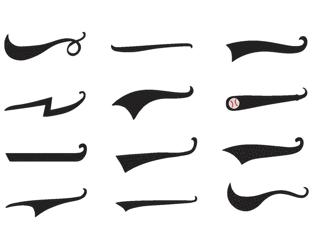 Swooshing Baseball Clipart