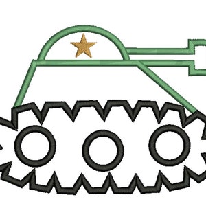 MILITARY TANK Appliqué Design - Machine Embroidery - Instant Download ...
