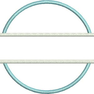 CIRCLE SPLIT for Monogramming Applique Design - Instant Download ...