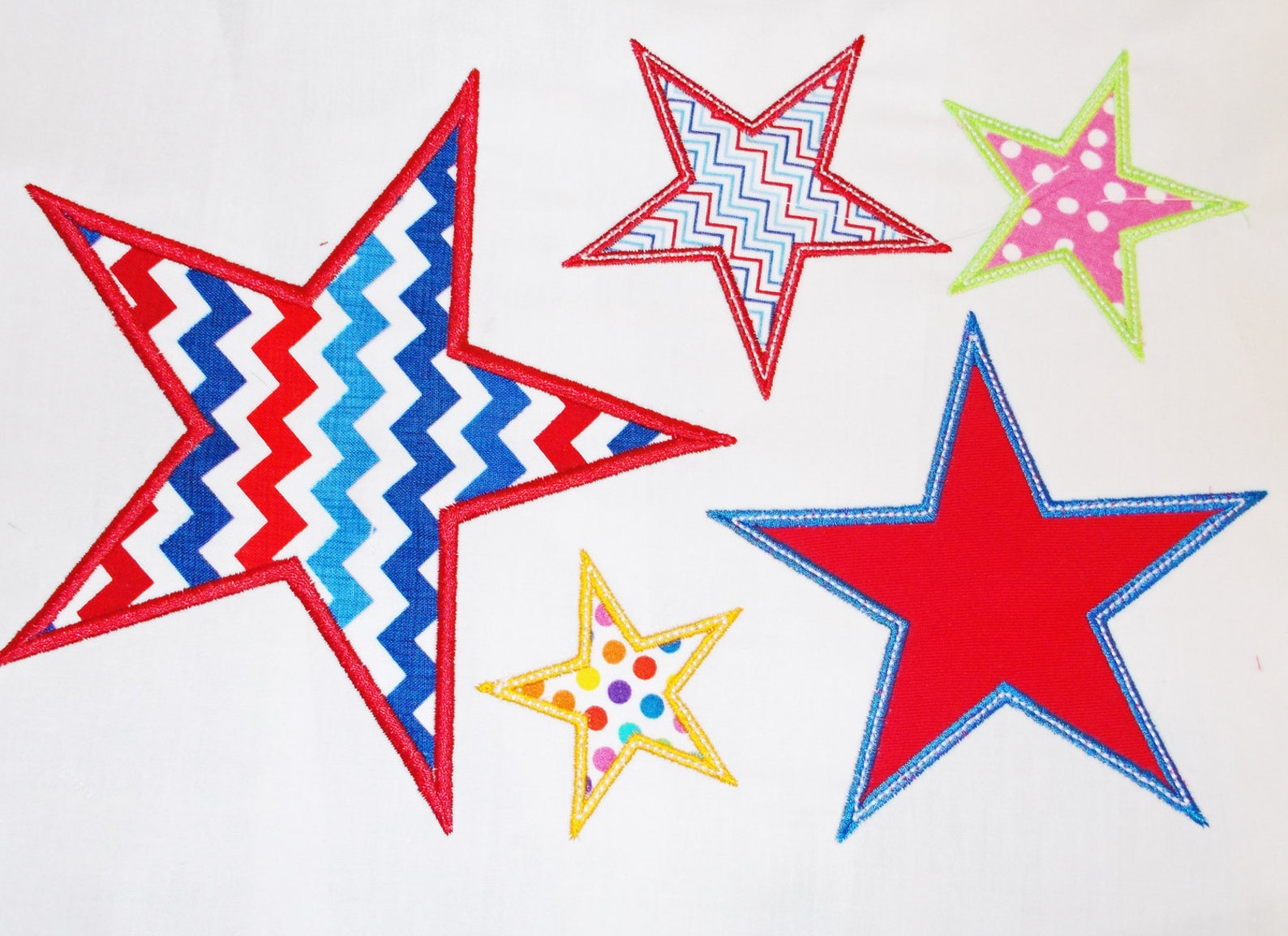 BASIC STAR Applique Design - Instant Download Digital File - Machine ...
