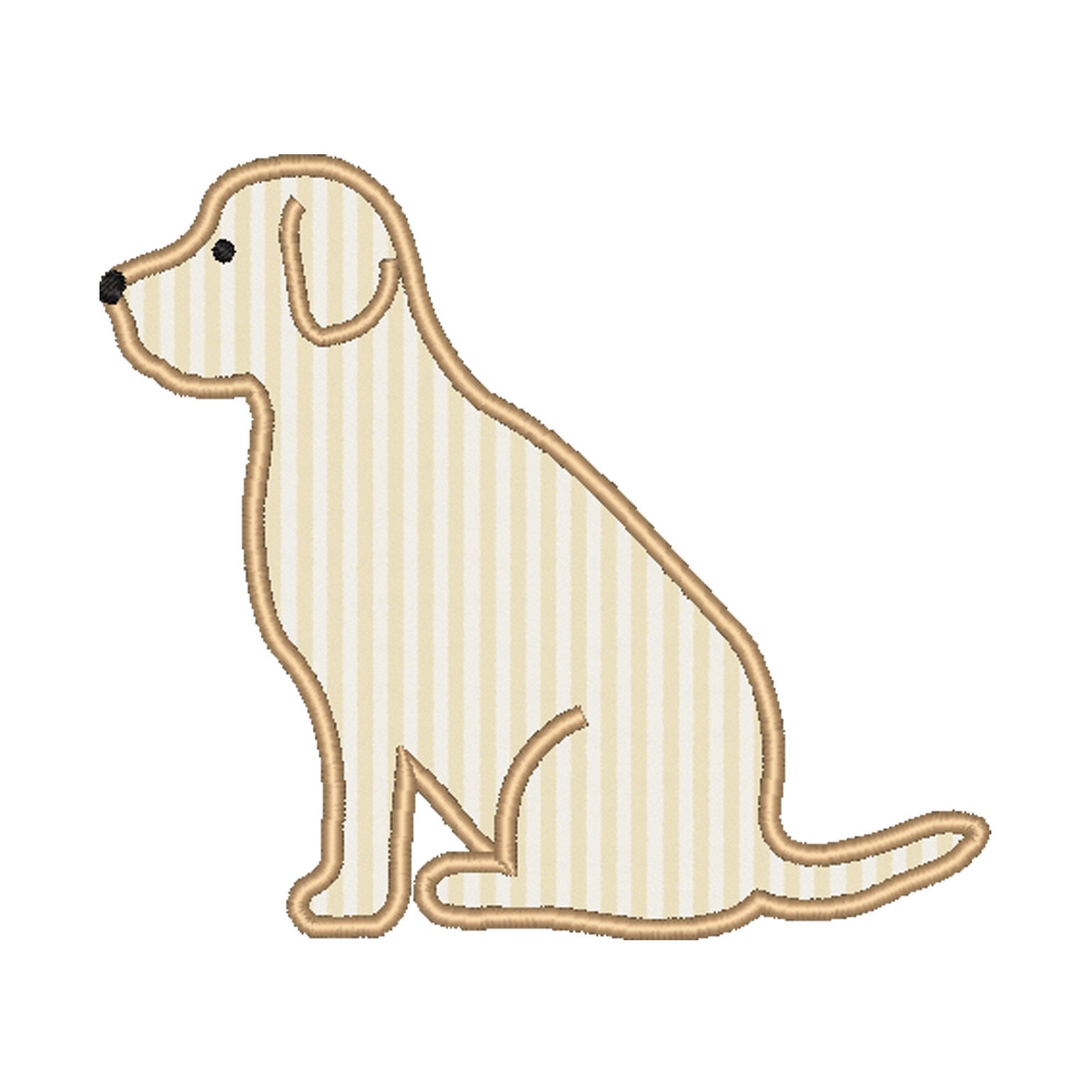 LABRADOR DOG APPLIQUE Design Machine Embroidery Instant - Etsy Ireland