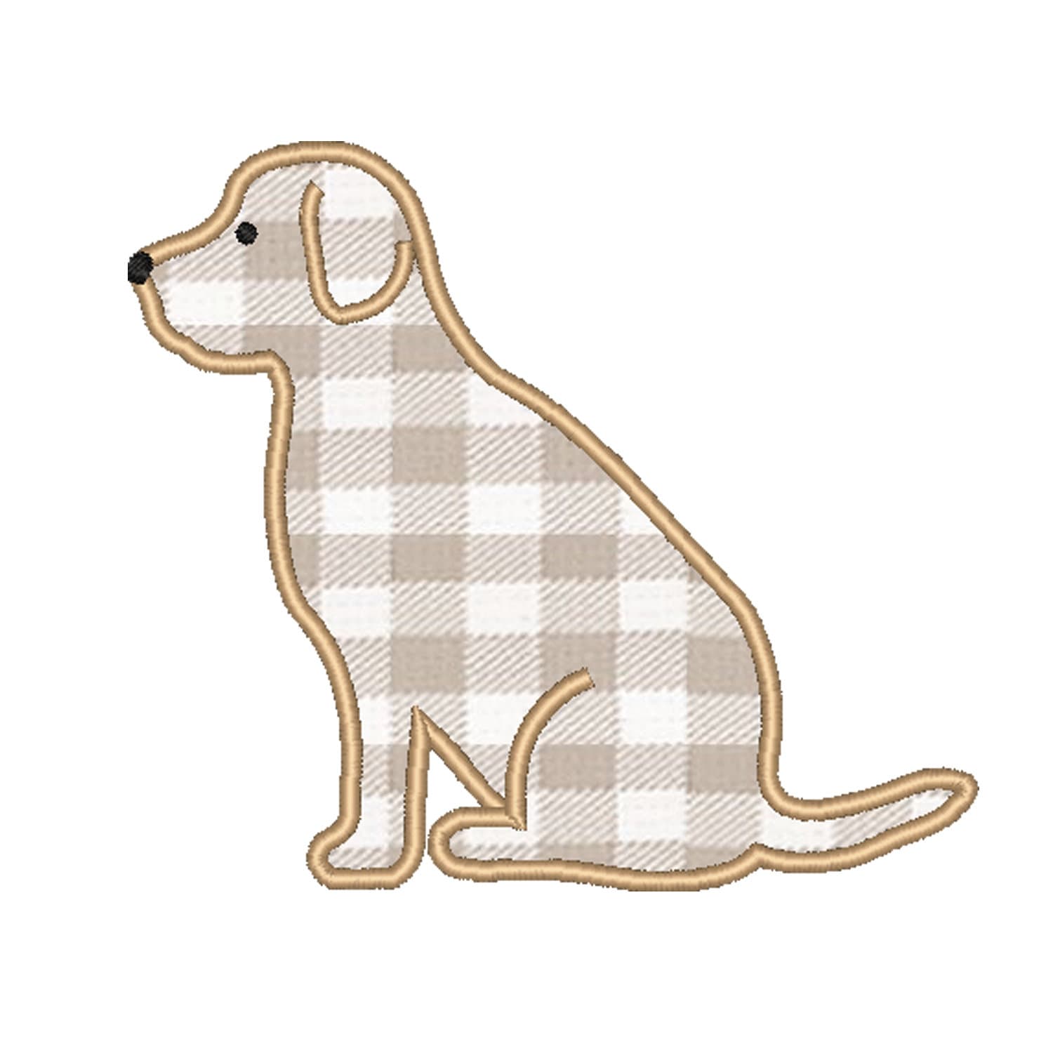 LABRADOR DOG APPLIQUE Design Machine Embroidery Instant - Etsy Ireland