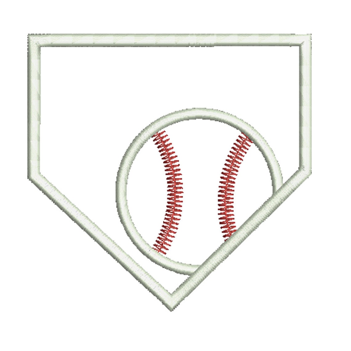 HOME BASE Appliques 2 Designs Instant Download Digital File - Etsy