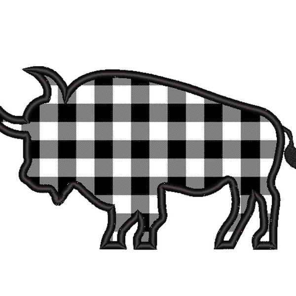 Buffalo Applique - Etsy