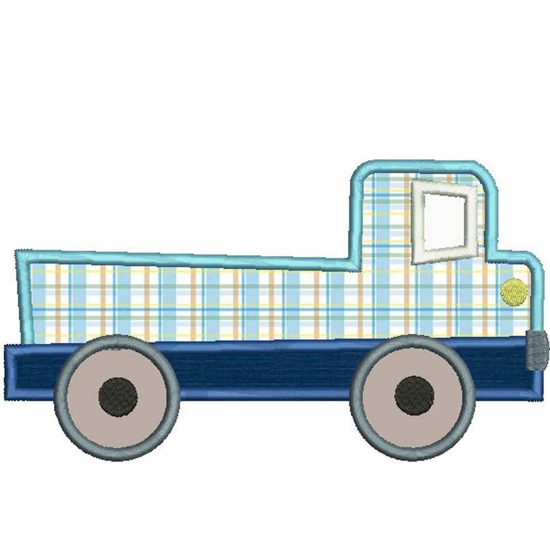TRUCK Applique Design - Instant Download Digital File - Machine ...