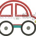 CAR Applique Design Instant Download Digital File Machine Embroidery - Etsy