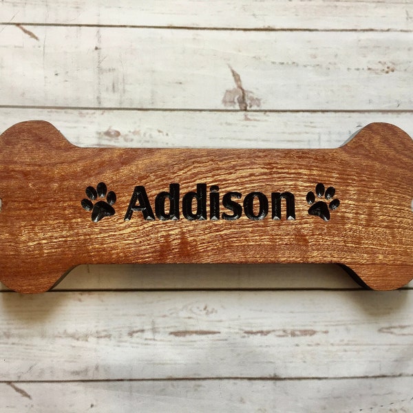 Wood Dog Bone - Etsy