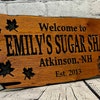 Custom Carved Sign for New Home Housewarming Hosting Gift, Personalized ...