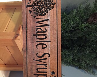 Maple Syrup Signs | Etsy