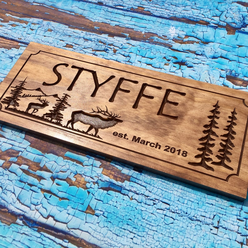 Custom Cabin Signs Personlized Signs Cabin Decor Wooden - Etsy