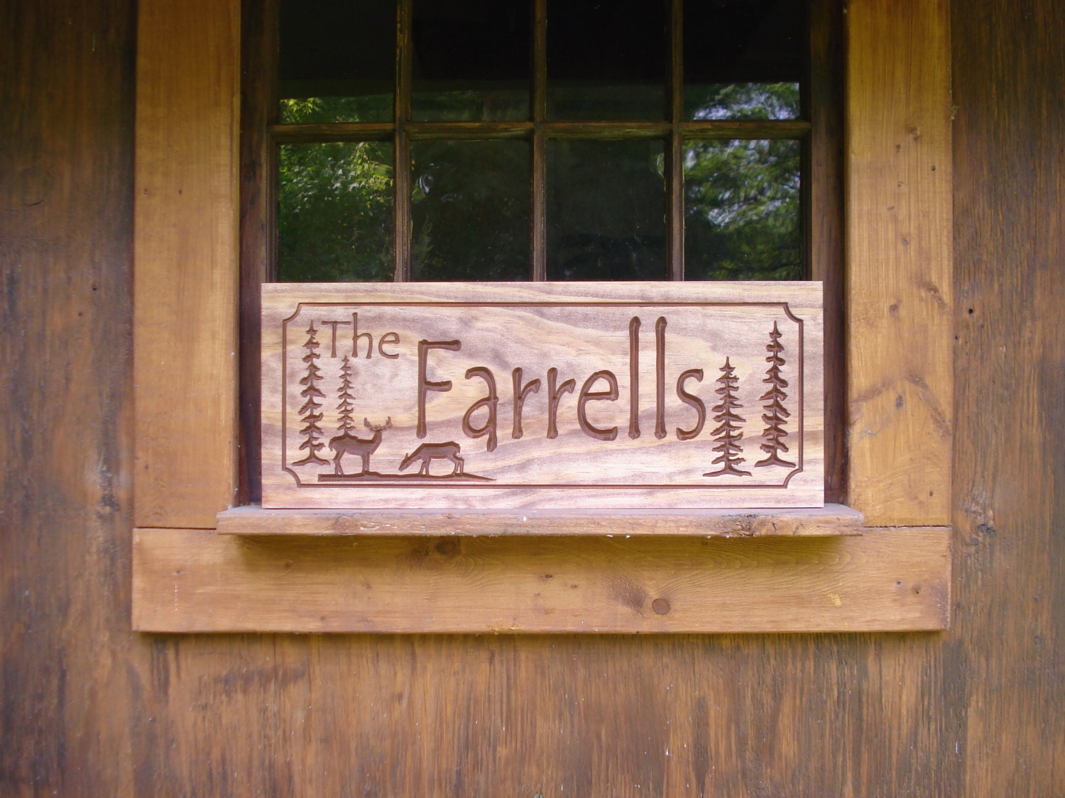 Signs Home Décor Wall Décor Personalized Cabin Signs Rustic Family Last ...