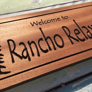Custom Carved Signs Rustic Forest Family Sign Welcome Signs Established ...