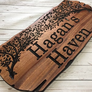 Custom Wood Signs, Outdoor Wooden Sign, Personalized Sign, Carved Wood ...