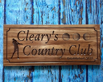 Wooden Golf Club - Etsy