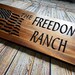 Outdoor Sign With American Flag, Personalized Signs, Wood Carved Sign ...