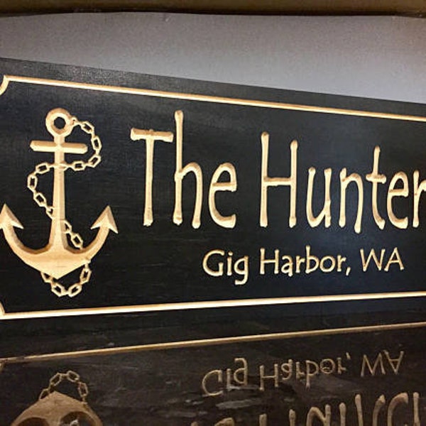 Boat House Sign - Etsy