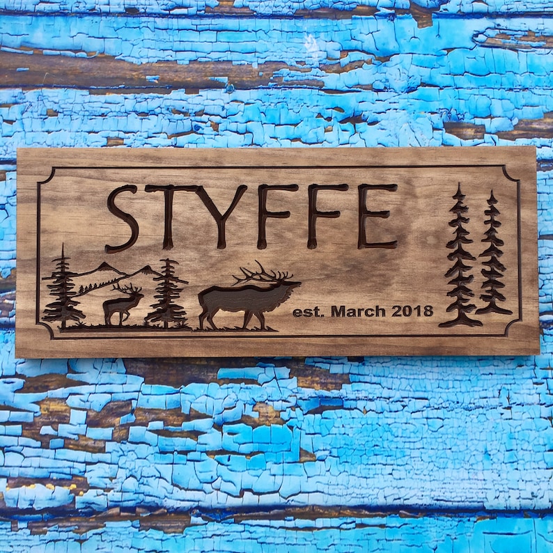 Custom Cabin Signs Personlized Signs Cabin Decor Wooden - Etsy