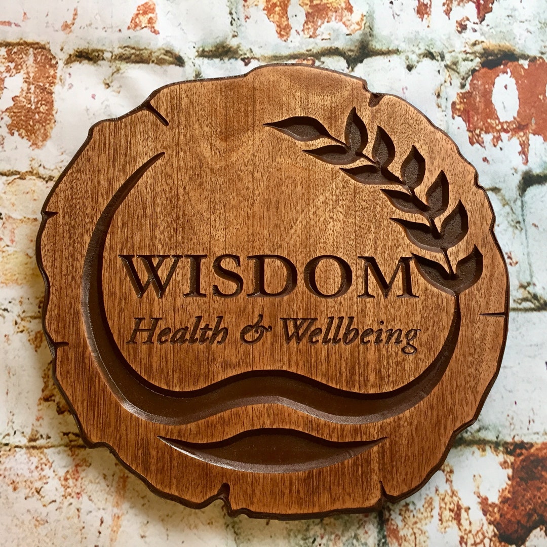 Round Log Shape Outdoor Carved Cabin Sign, Personalized Camping Plaque ...