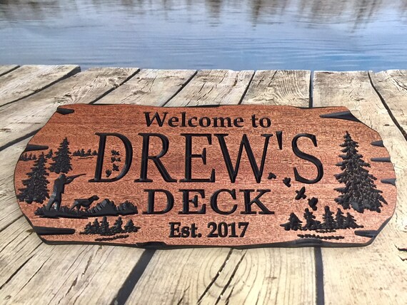 Hunting Man Cave Signs
