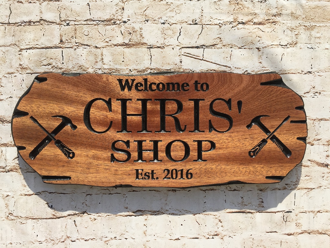 Retirement Gift, Personalized Wooden Carved Sign, Man Cave Sign, Wood ...