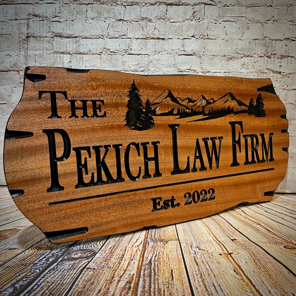 Wood Mountain House Signs - Etsy