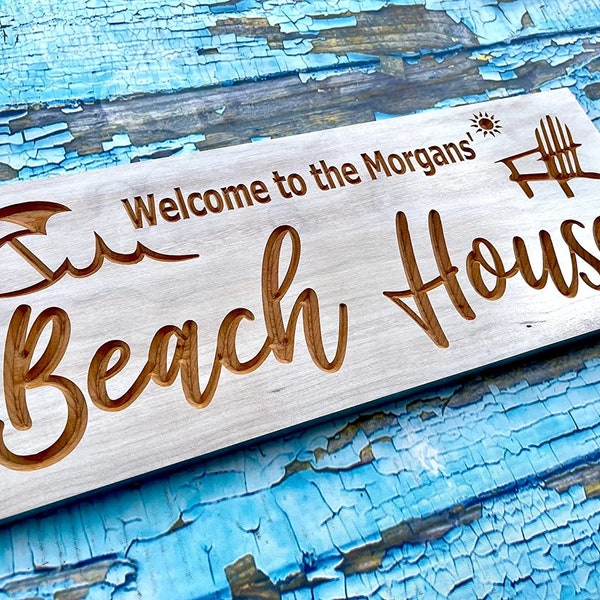 Wooden Beach Signs - Etsy