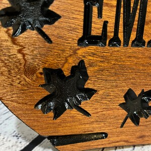 Personalized Sugar Shack Sign: Carved Maple Leaf Decor - Etsy