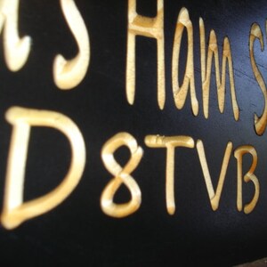 Ham Radio Gift, CB Radio Personalized Sign, Amateur Radio, Hand Held ...