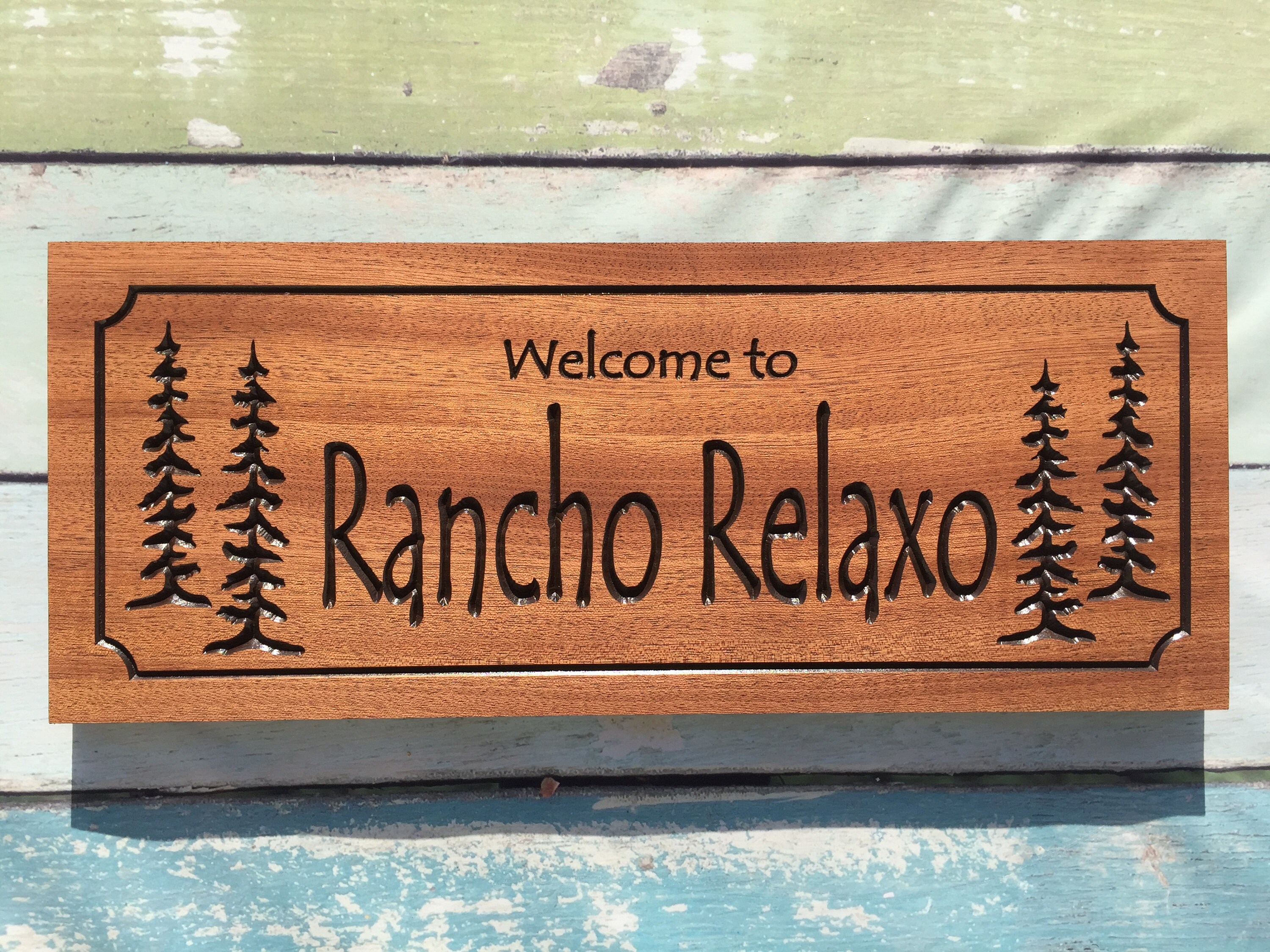 Custom Carved Signs Rustic Forest Family Sign Welcome Signs - Etsy
