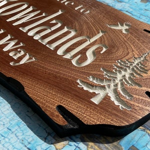 Wooden Signs Custom, Outdoor Carved Sign, Custom Wood Plaque With Pine ...