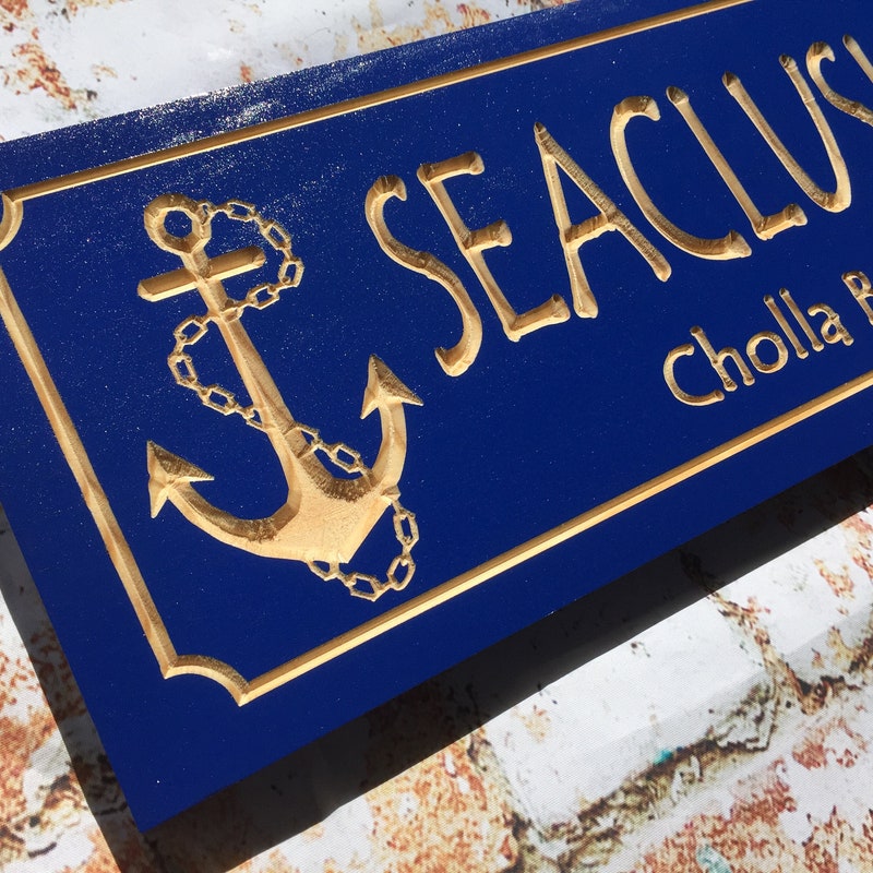 Anchor Wood for House - Etsy