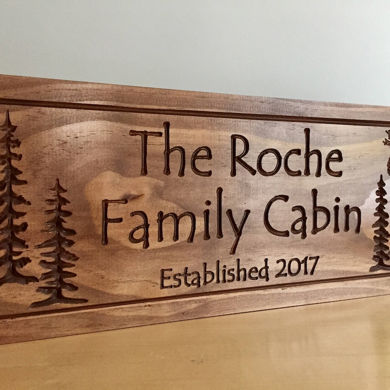 Wood Carved Signs - Etsy