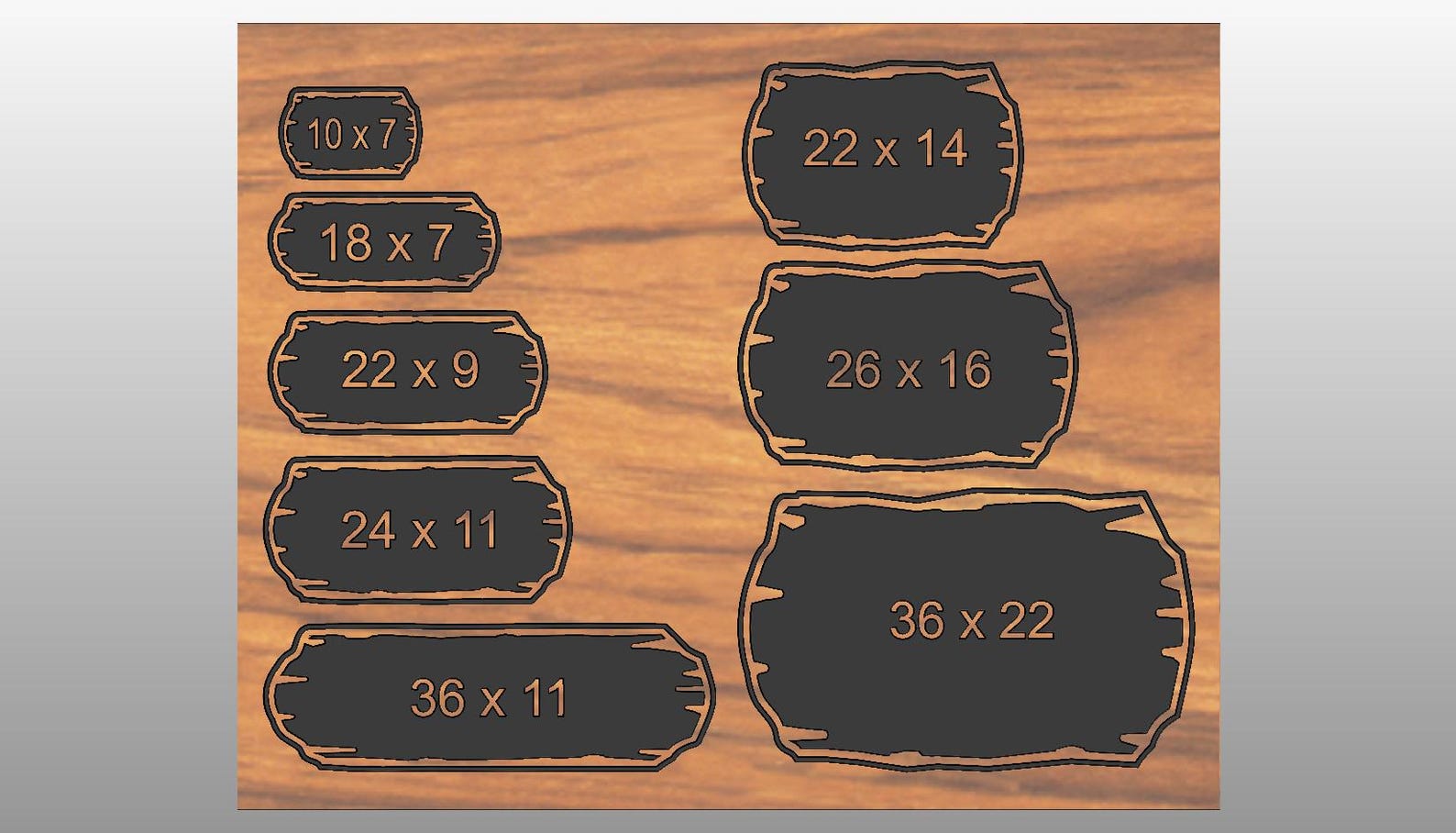 Rustic Wooden Carved House Number Sign, Hand Cut Rustic Address Plaque ...