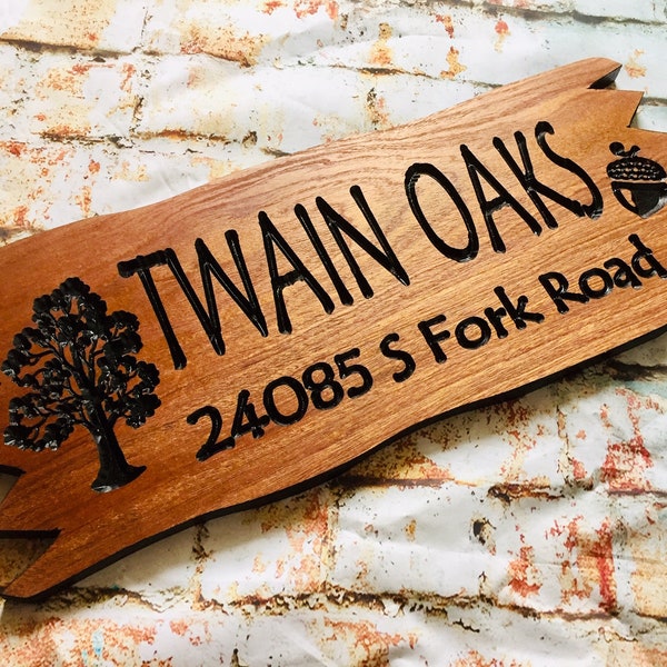 Oak Tree Sign - Etsy