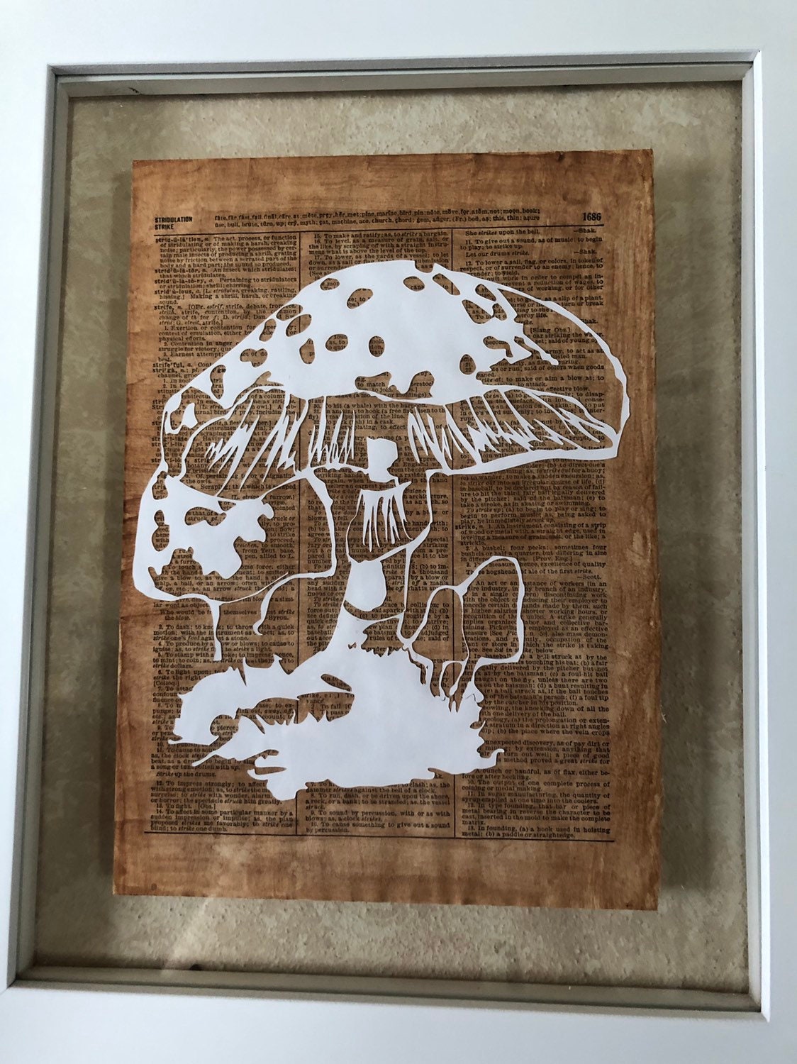 Book Page Cut Art