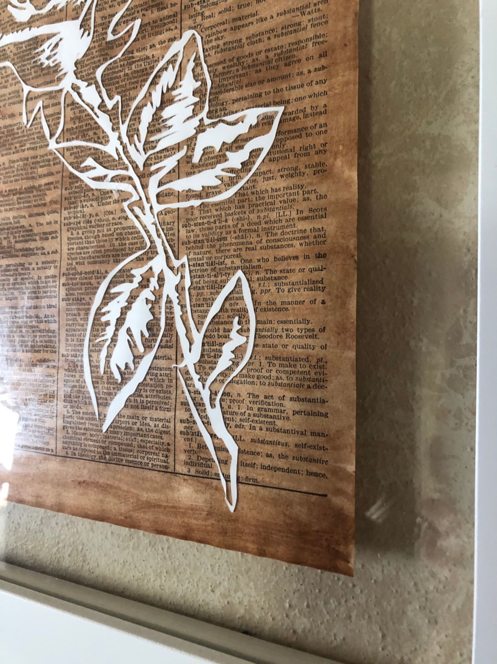 Rose Picture Paper Cut Art. Papercut Silhouette Art. Antique - Etsy