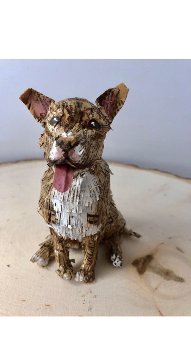 Custom ANY BREED Pet Portrait Sculpture Personalized Dog Portrait ...