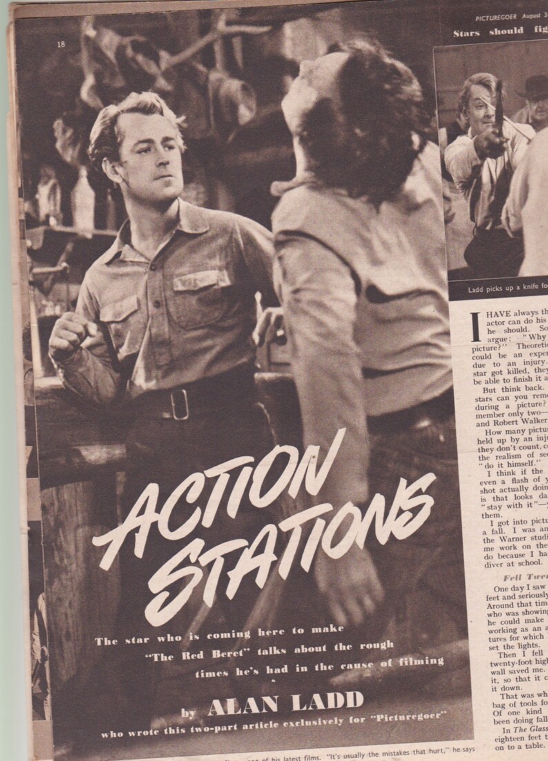 Eva Bartok Cover, Vintage Picturegoer Magazine, Aug 1952, Debra Paget ...